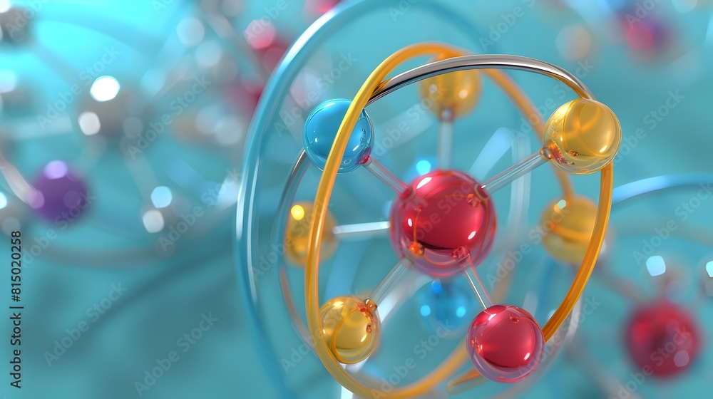 Visualizing the Electron of Halogen Atoms in a 3D Rendered Diagram ...
