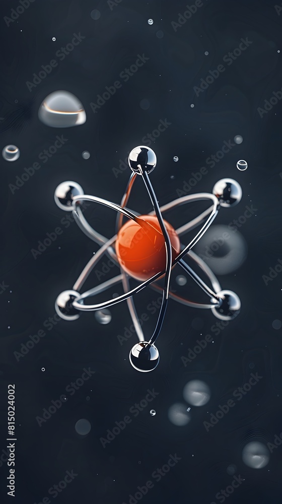Representation of a Silicon Atom and Its Covalent Bonding Capabilities ...