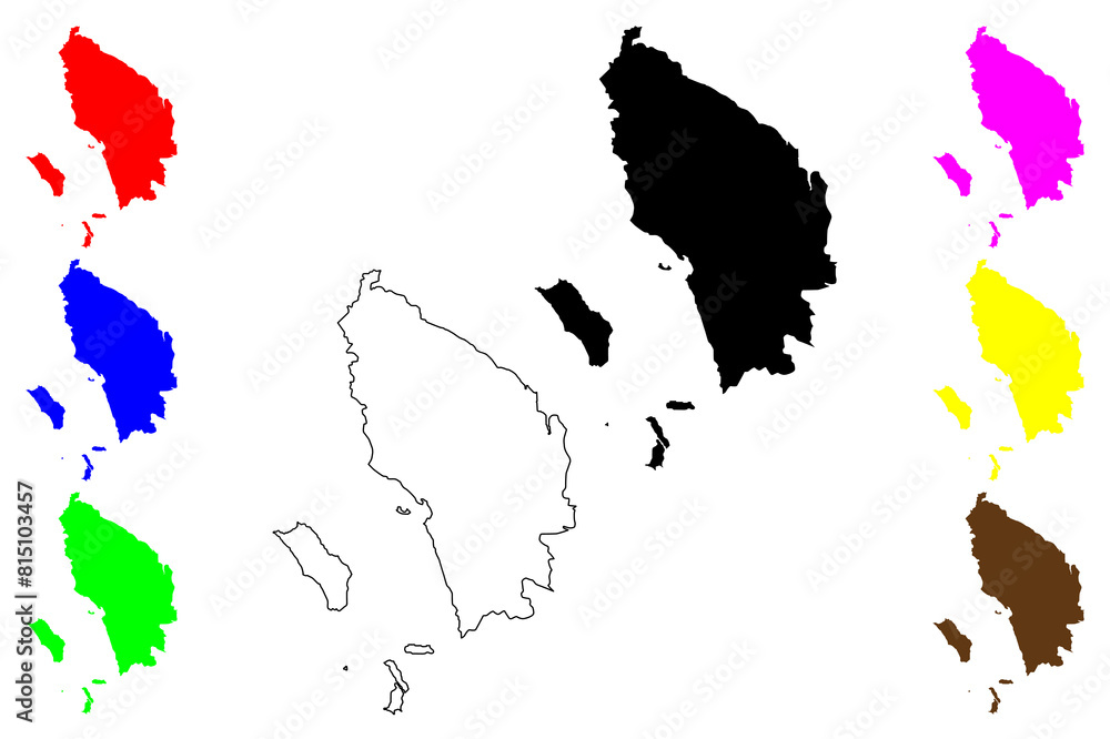 North Sumatra (Subdivisions of Indonesia, Provinces of Indonesia) map ...