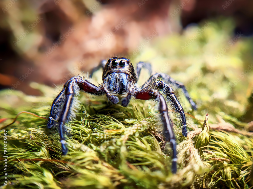 Hyllus diardi jumping spider family Salticidae, jump spider. Hyllus ...