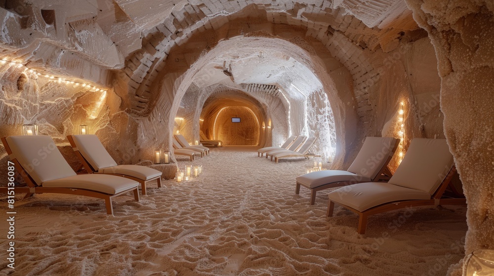 Salt therapy spa in Poland, underground salt caves, respiratory health ...