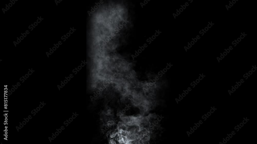 Abstract white smoke in slow motion. Smoke, Cloud of cold fog in light ...