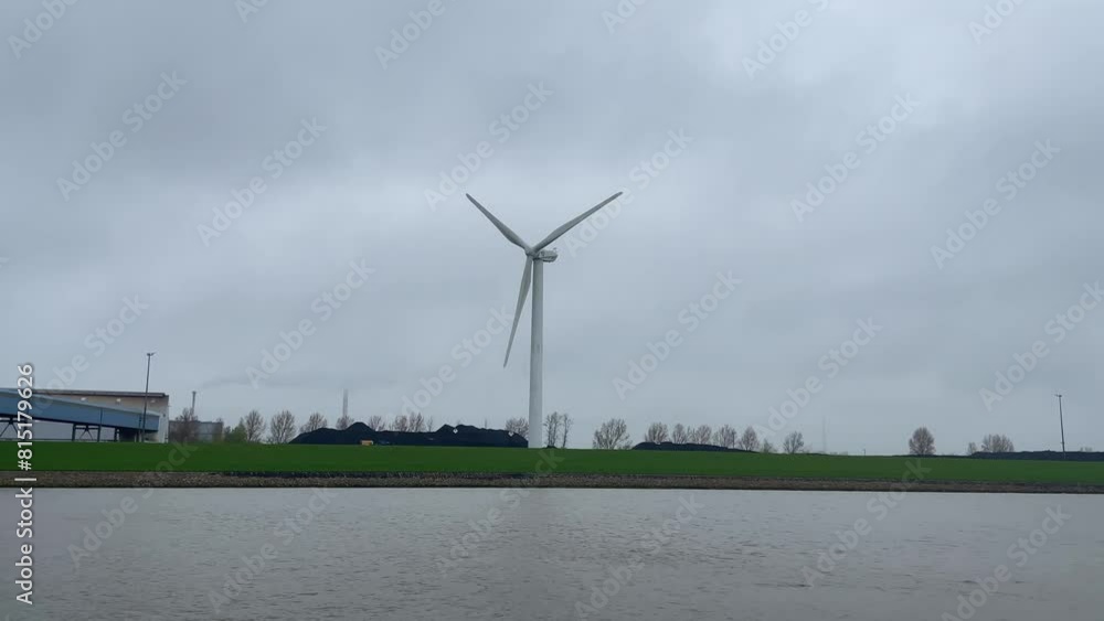Offshore windmill windfarm turbine energy electricity generation wind ...