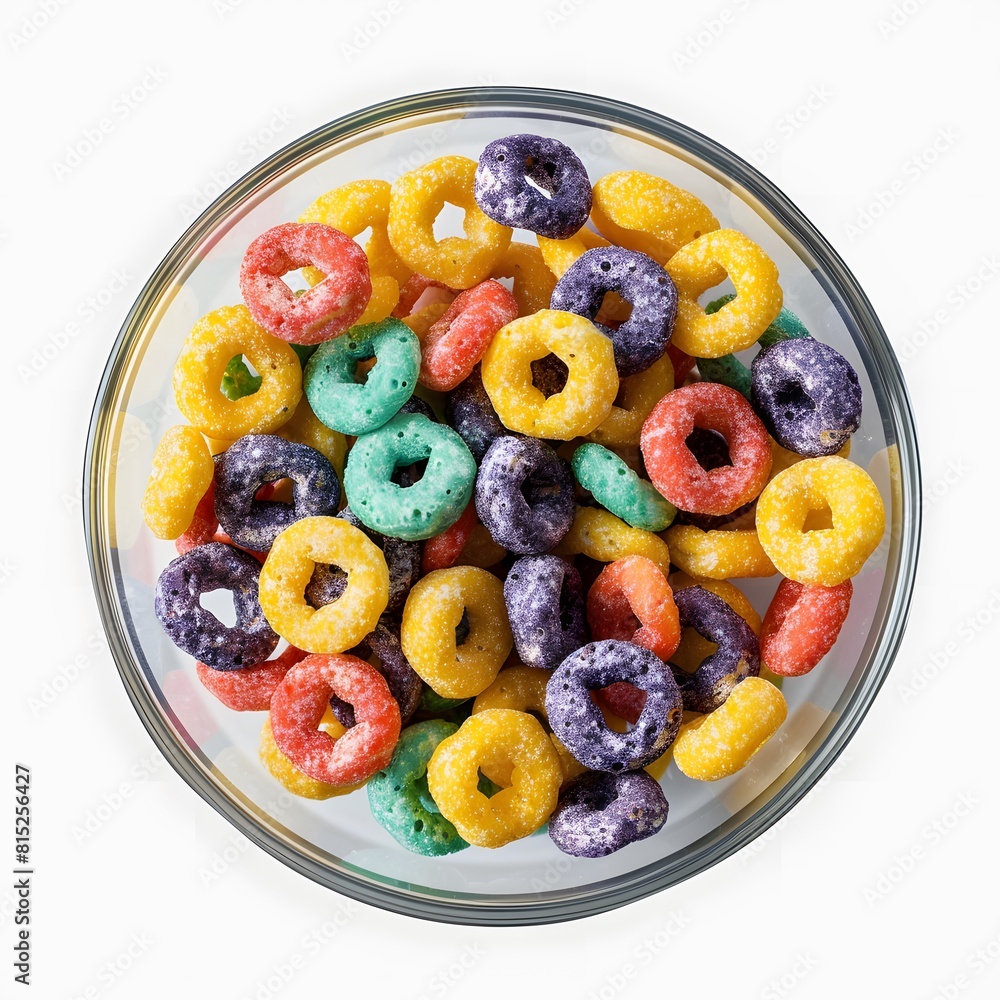 Box of Kelloggs Froot Loops sweetened multigrain cereals isolated on ...
