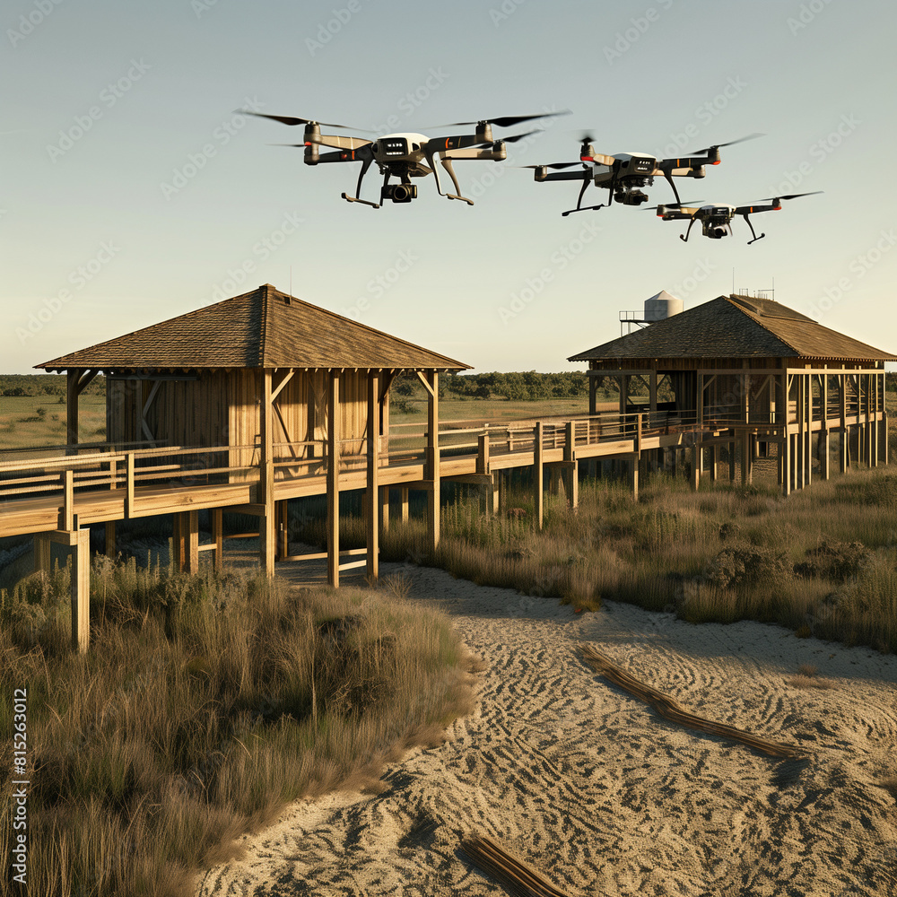 Wildlife Conservation: A Savannah Outpost with Drone Surveillance ...