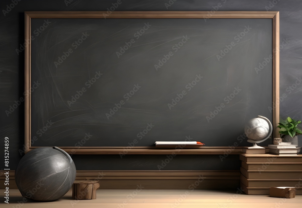 Charcoal black chalkboard, matte texture, dusty surface, high ...