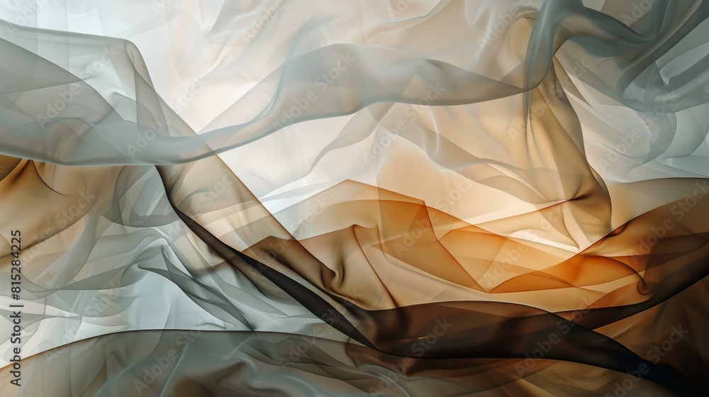Intricate collage of translucent layers for a complex visual, Ai ...