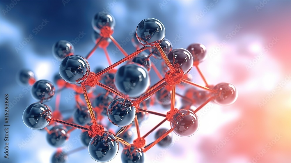 molecule atom abstract atom molecule structure science medical ...