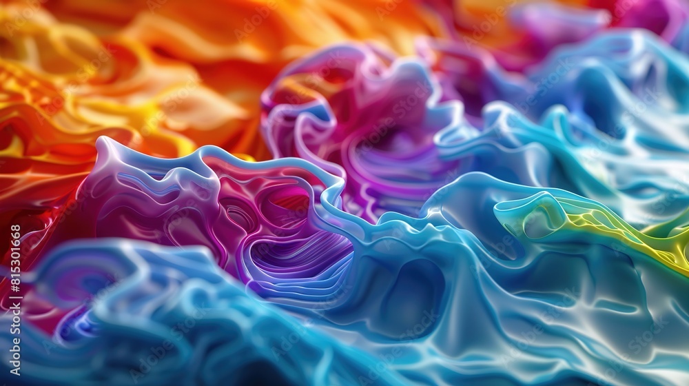 mathematical simulation of fluid dynamics that shows turbulence and ...