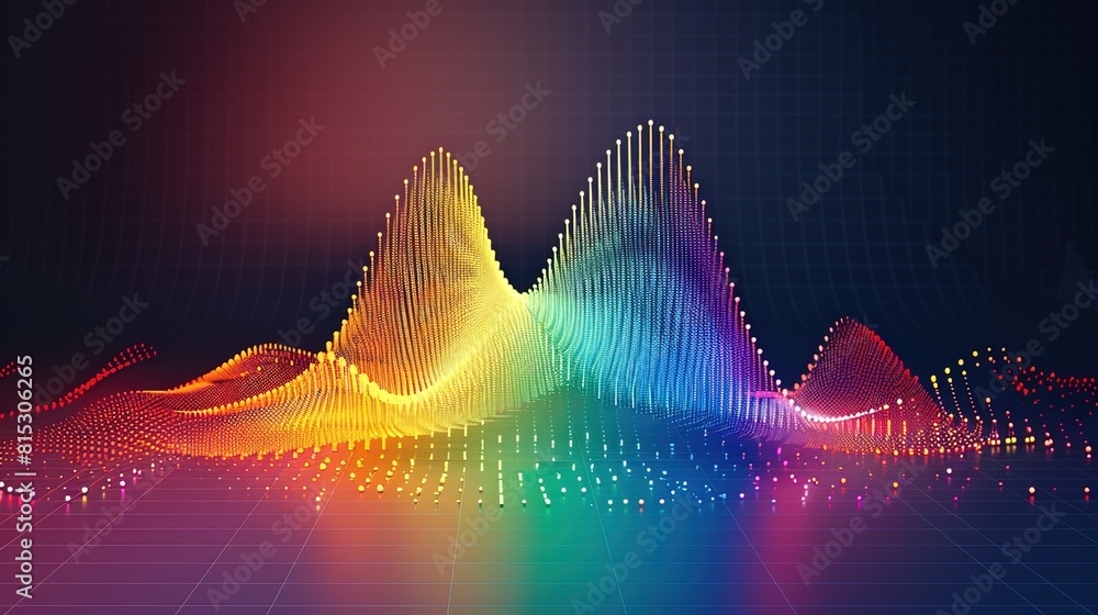 Probability distribution chart displaying the likelihood of outcomes in ...