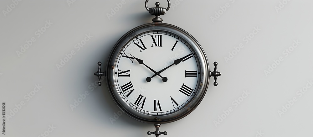 Exquisite Antique Analog Clock with Detailed Metallic and Glass ...