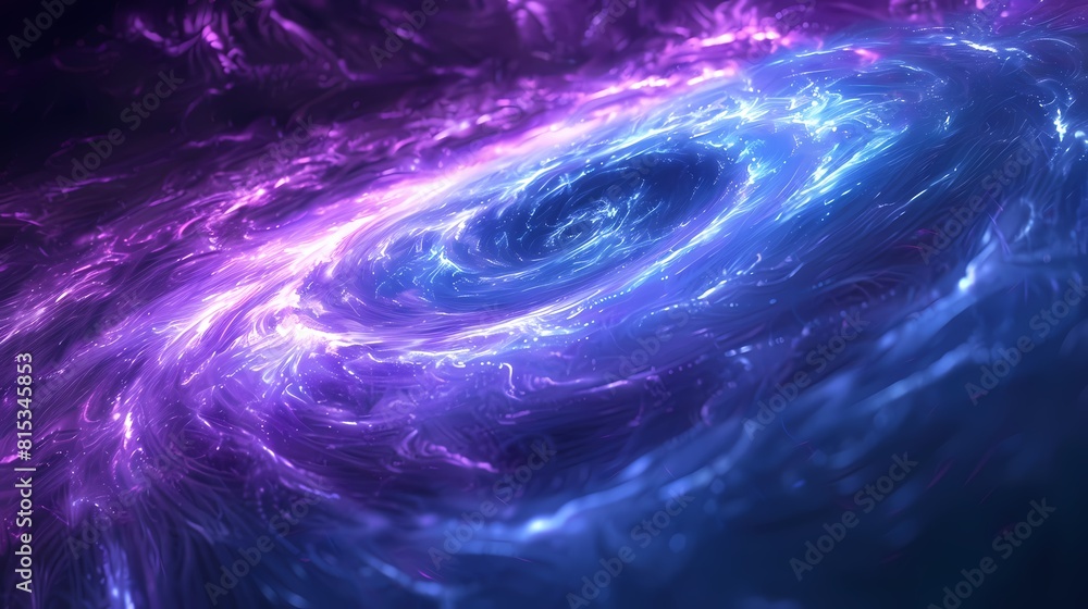 Digital technology purple blue swirl pattern poster PPT background ...