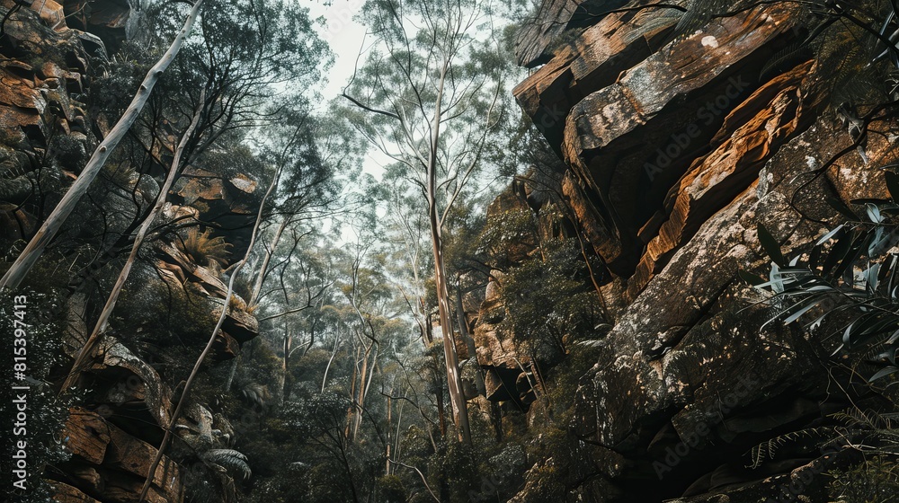 A captivating photo taken in the Australian bush, capturing a view ...