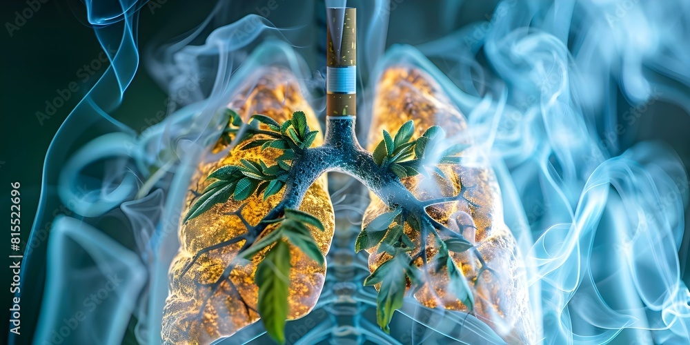 No Tobacco Day Image: Illustrating the Damage of Cigarettes to Lungs ...