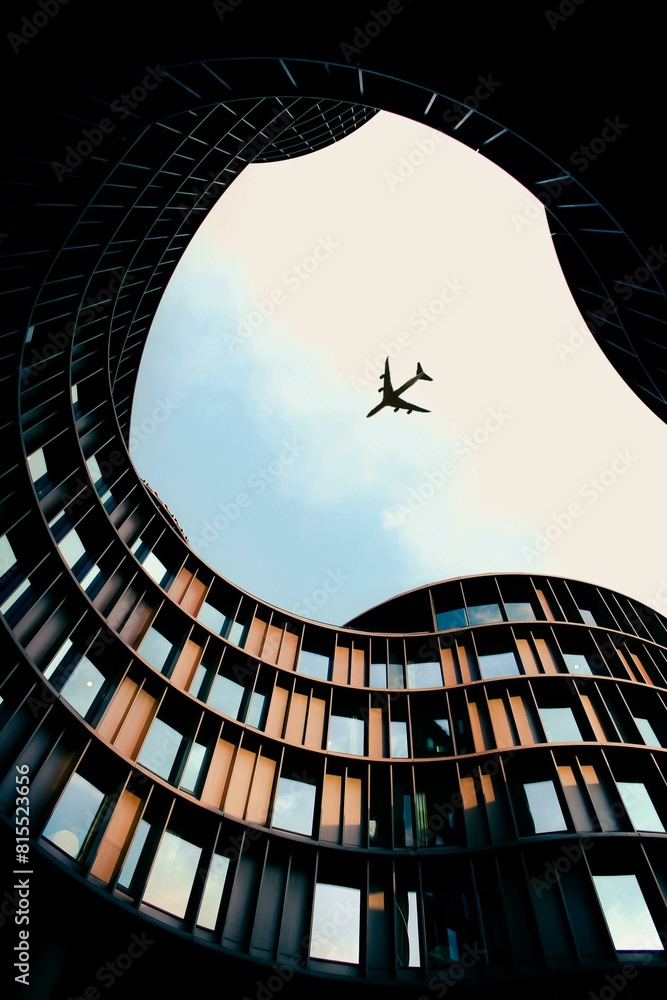 Poster Low Angle Photography of Airplane – Wall Art | UkPosters