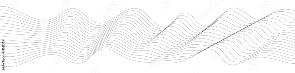 Abstract grey, white smooth element swoosh speed wave modern stream ...