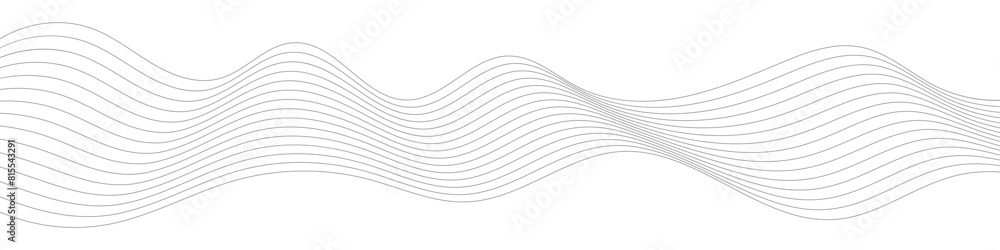 Abstract grey, white smooth element swoosh speed wave modern stream ...