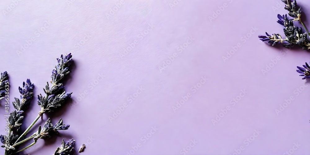 plain pastel purple background with lavender in the corners lavender ...