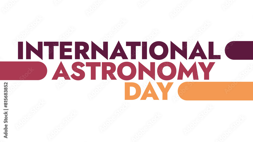 intarnational Astronomy Day colorful text on a white background great ...