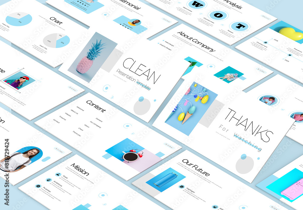 Minimal Presentation Layout Stock Template | Adobe Stock