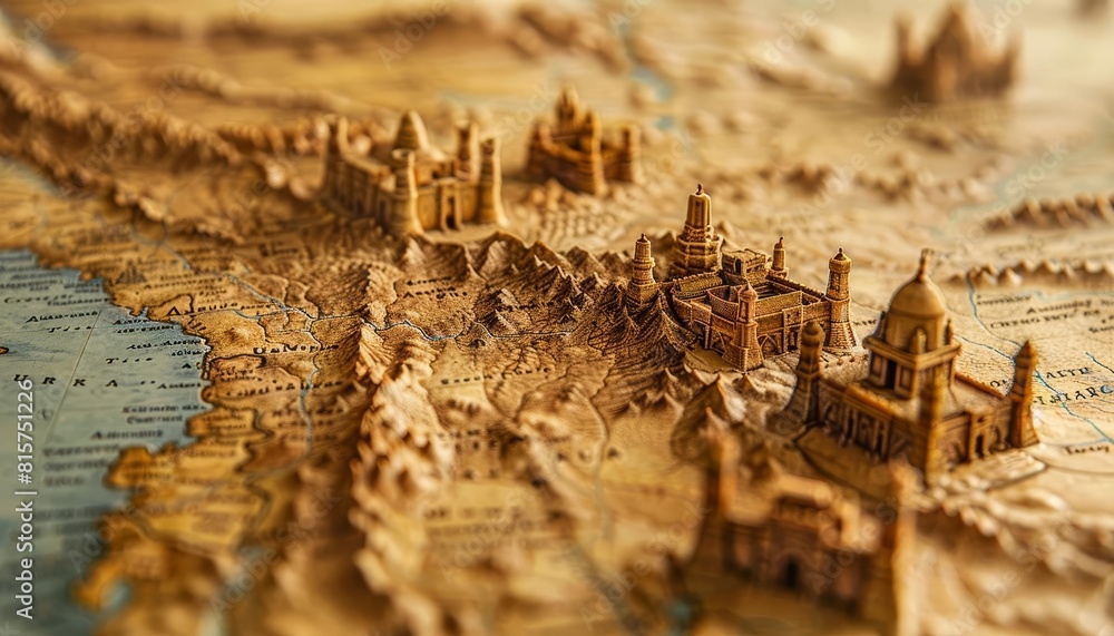 A detailed map of the Sumerian Empire showing major cities like Ur and ...