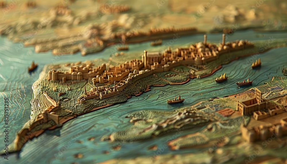 A detailed map of the Sumerian Empire showing major cities like Ur and ...