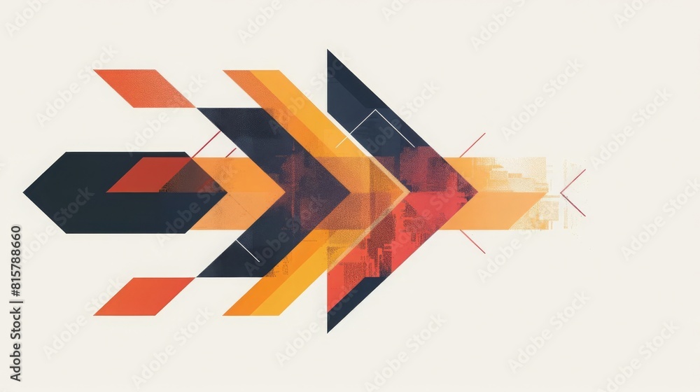 Minimalist arrow clipart featuring clean lines and sharp angles, ideal ...