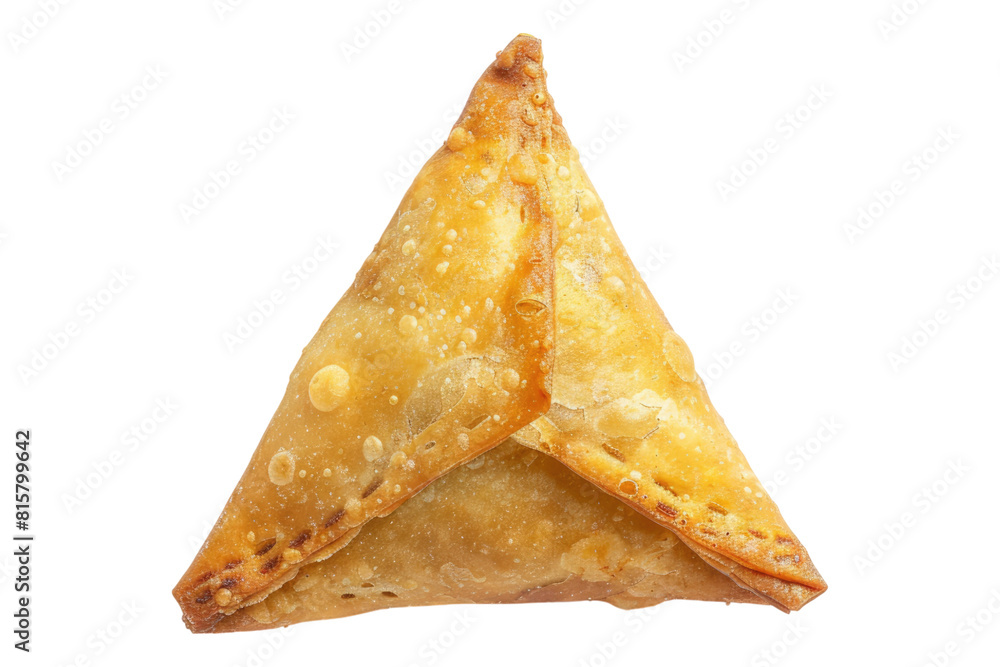 Top view of Indian food samosa isolated on transparent background Stock ...