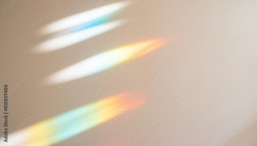 Blurred rainbow light refraction texture overlay effect for photo and ...
