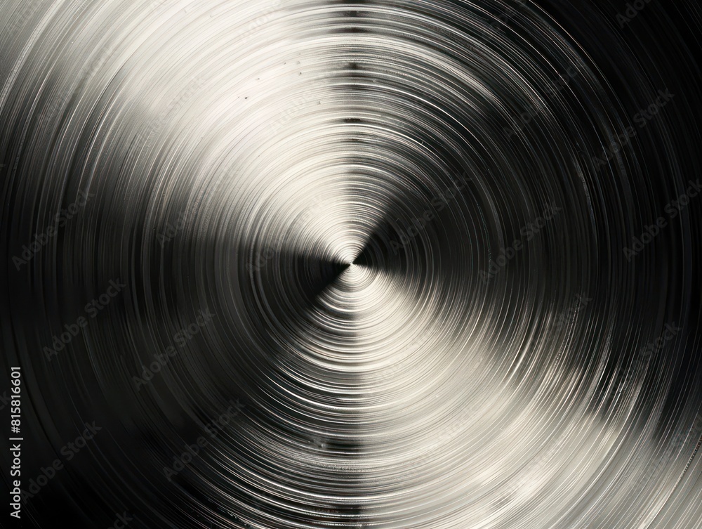 round metal texture icon, dark black gradient, white background Stock ...