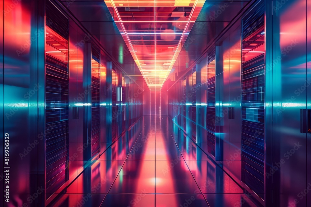 Privileged access management for sensitive data, front view ...