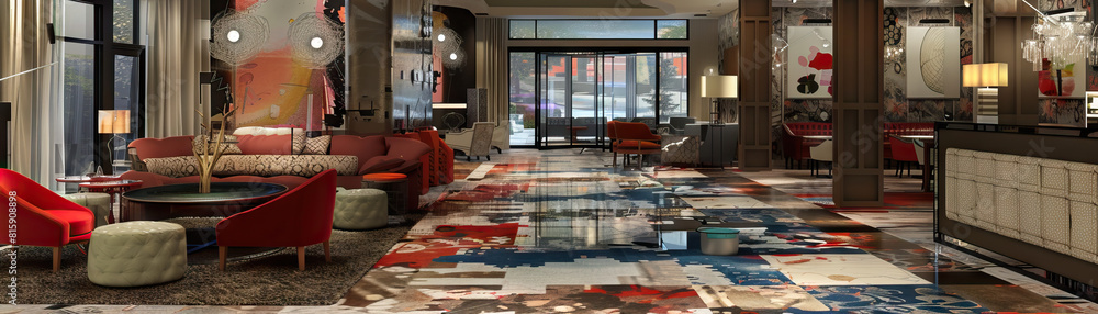 Hospitality Design Firm Floor: Featuring design boards, fabric swatches ...