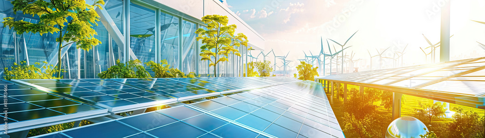 Sustainable Energy Research Facility Floor: Showing solar panel arrays ...