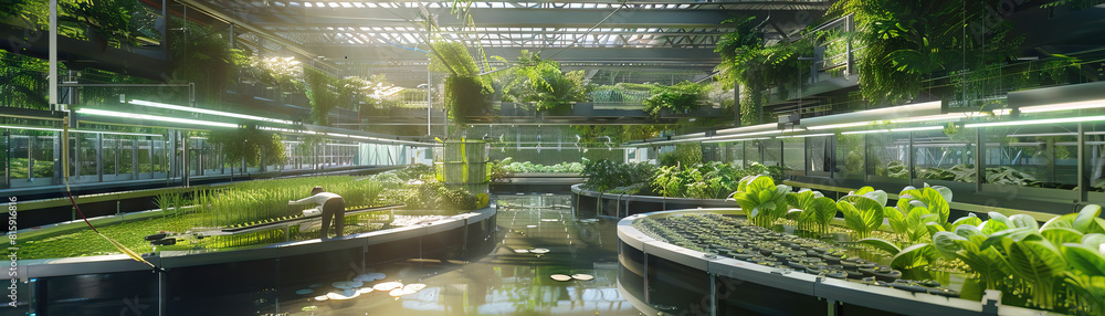 Poster Agricultural Innovation Center Floor: Featuring hydroponic and ...