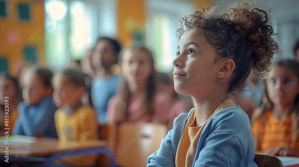 Parent using supportive body language in school meeting, emphasizing ...