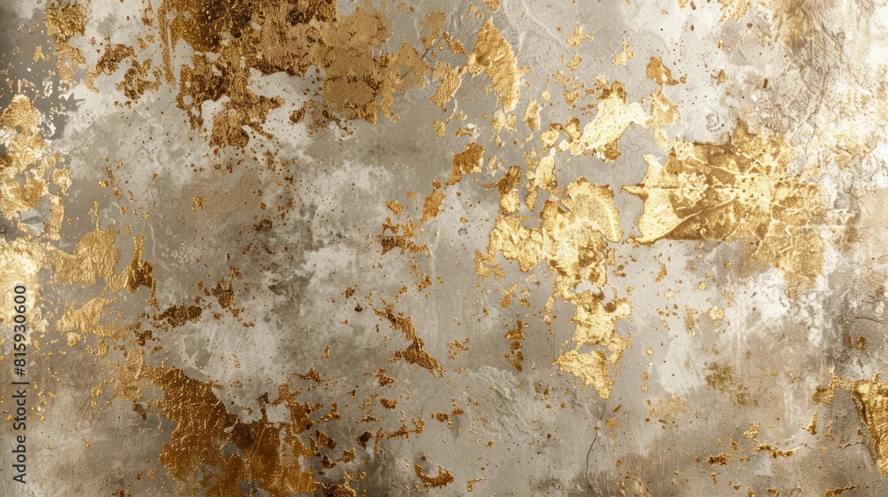 Embrace the opulence of a wall with gold scuffs that offers a unique ...