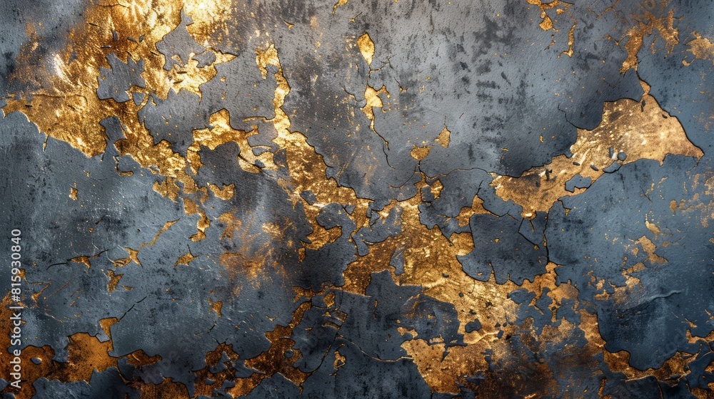 Embrace the opulence of a wall with gold scuffs that offers a unique ...