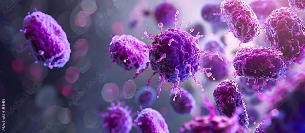 Striking Abstract Bacterial Cell Composition with Geometric Shapes and ...