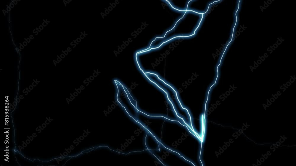 Dynamic lightning Thunderbolt Beam Animation with transparent ...