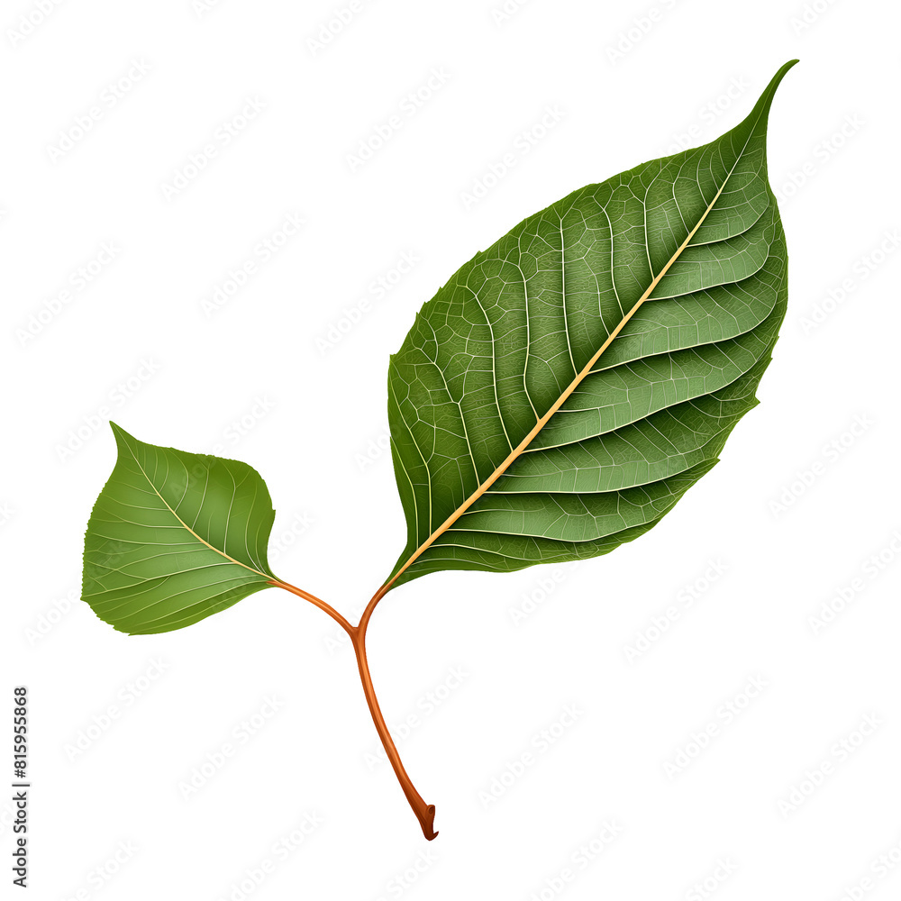 realistic leaf on a transparent background, clipart illustration Stock ...