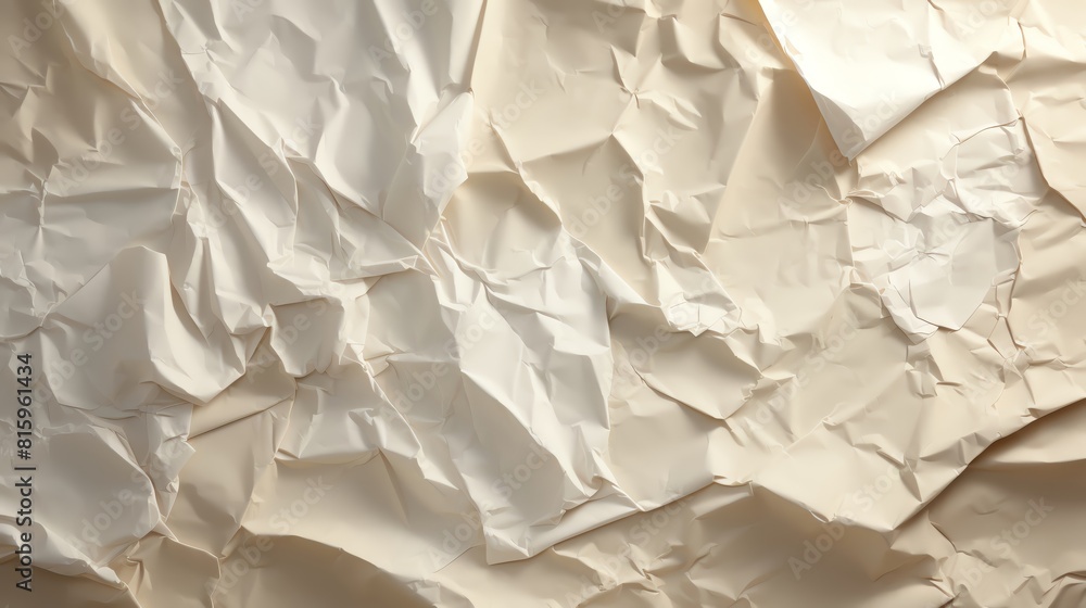 Seamless paper texture with a slightly creased surface, showing soft ...