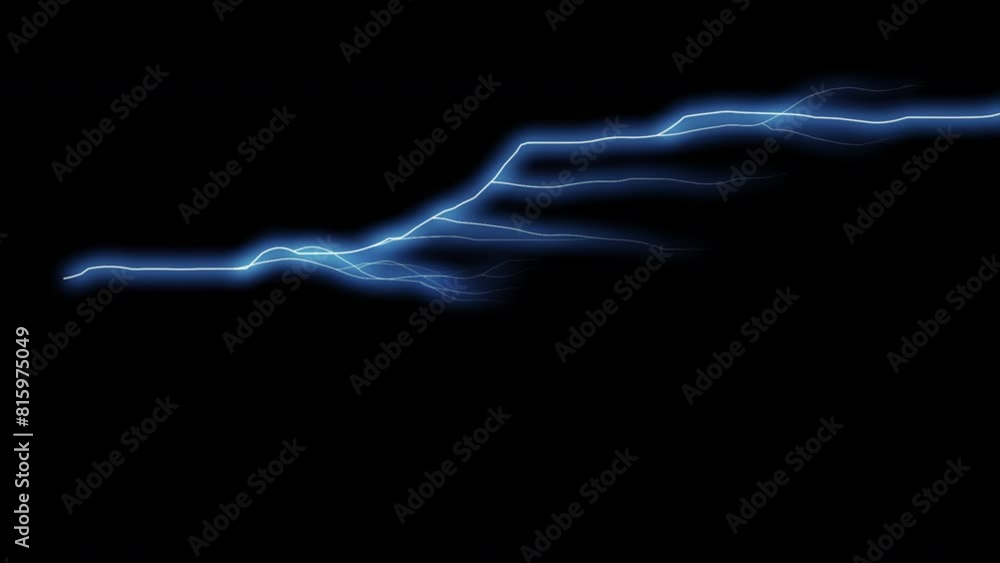 Dynamic Electrical Beam lightning Effect with transparent background ...
