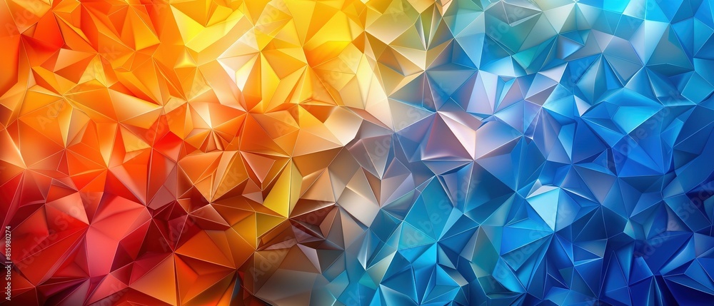 Abstract colorful triangular texture. Abstract geometric wallpaper for ...