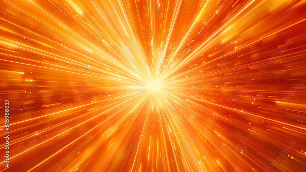 Radiant Explosion of Warm Light Rays, Perfect Background for ...
