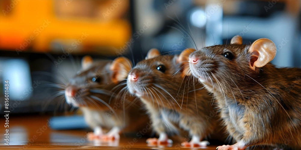 Rats in suits in office symbolize challenging work conditions and rat ...