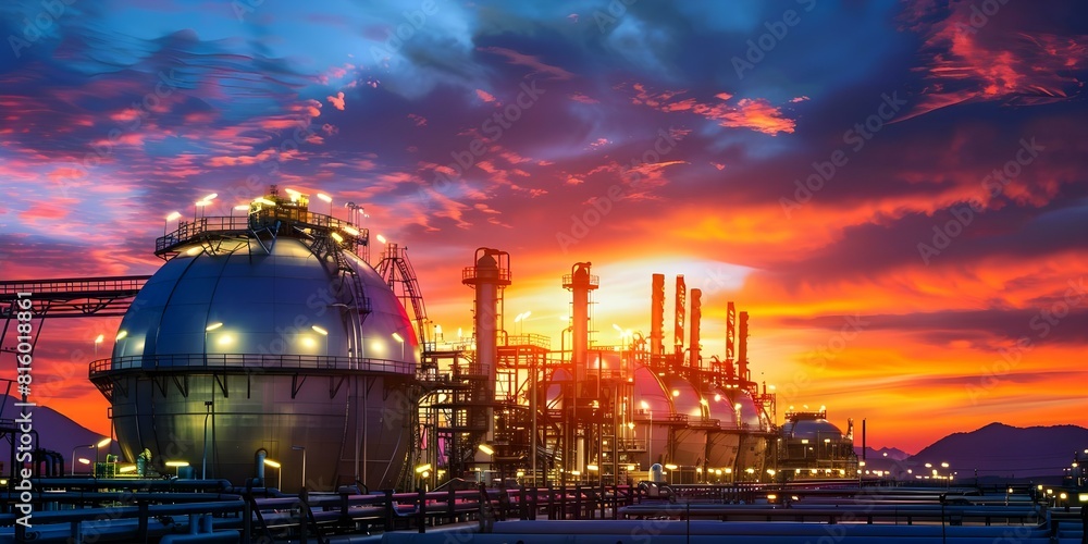 Spherical LNG Storage Tank for Industrial Liquefied Natural Gas Storage ...