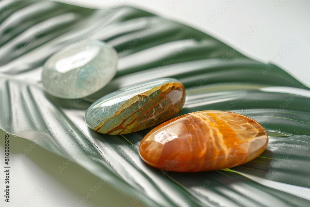 Vibrant Carnelian stone displaying its deep orange-red allure ...