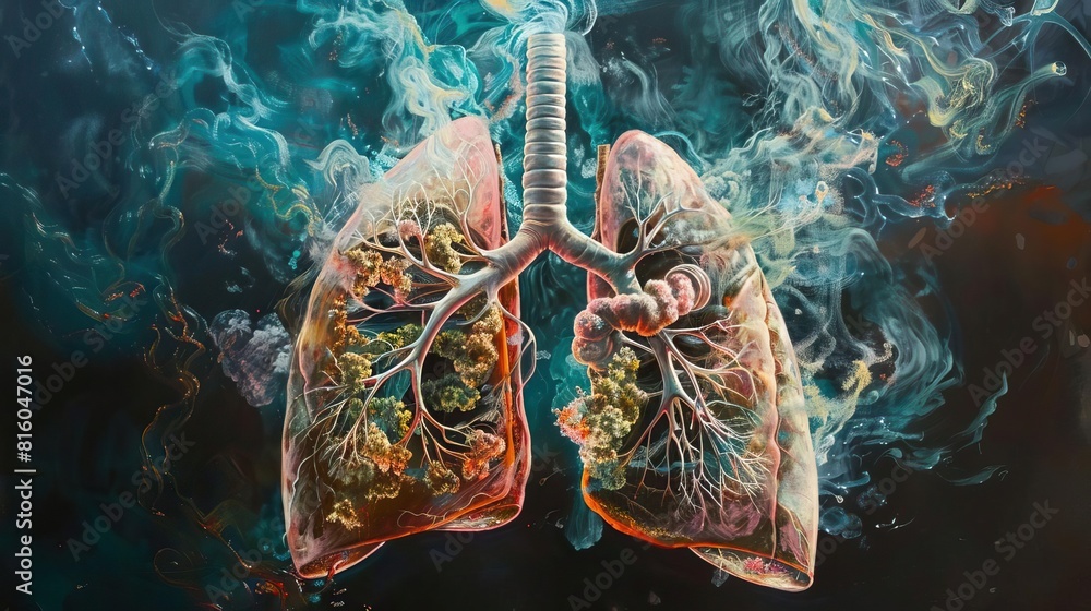 A comprehensive medical illustration, ideal for a module cover ...