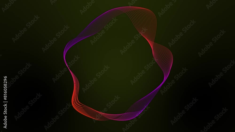 Typography animation, Abstract seamless color flooped 3D animation of ...
