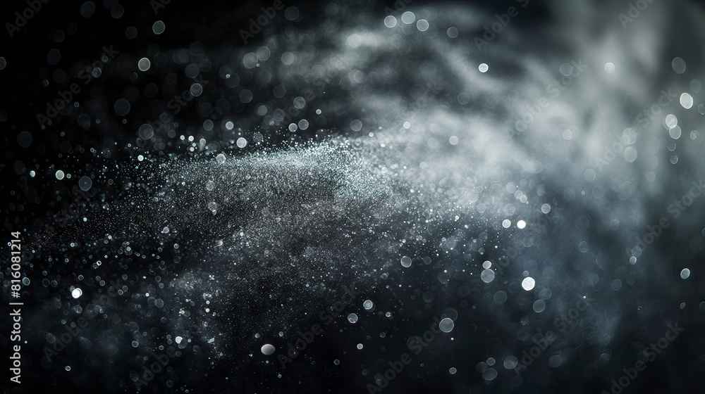 Flying particles (a blending mode like screen can be use to remove the ...
